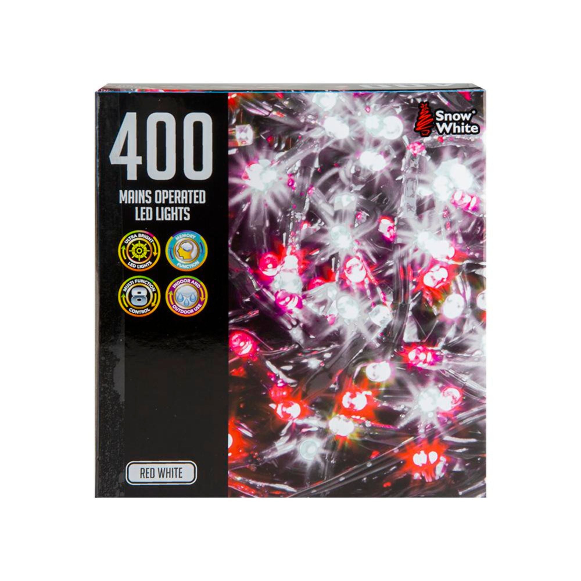 400 Red and White Super Bright Multi Action LED Lights