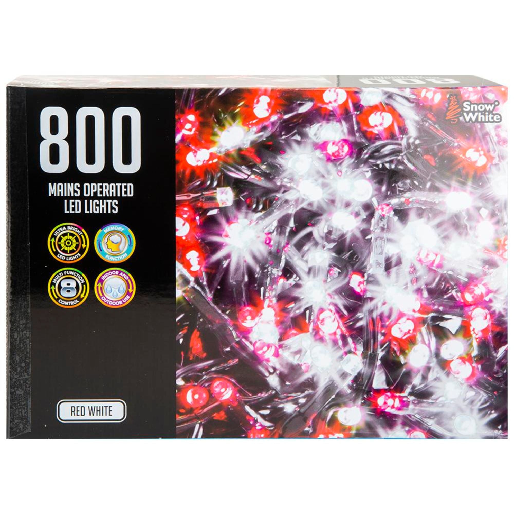 800 Red and White Super Bright Multi Action LED Lights