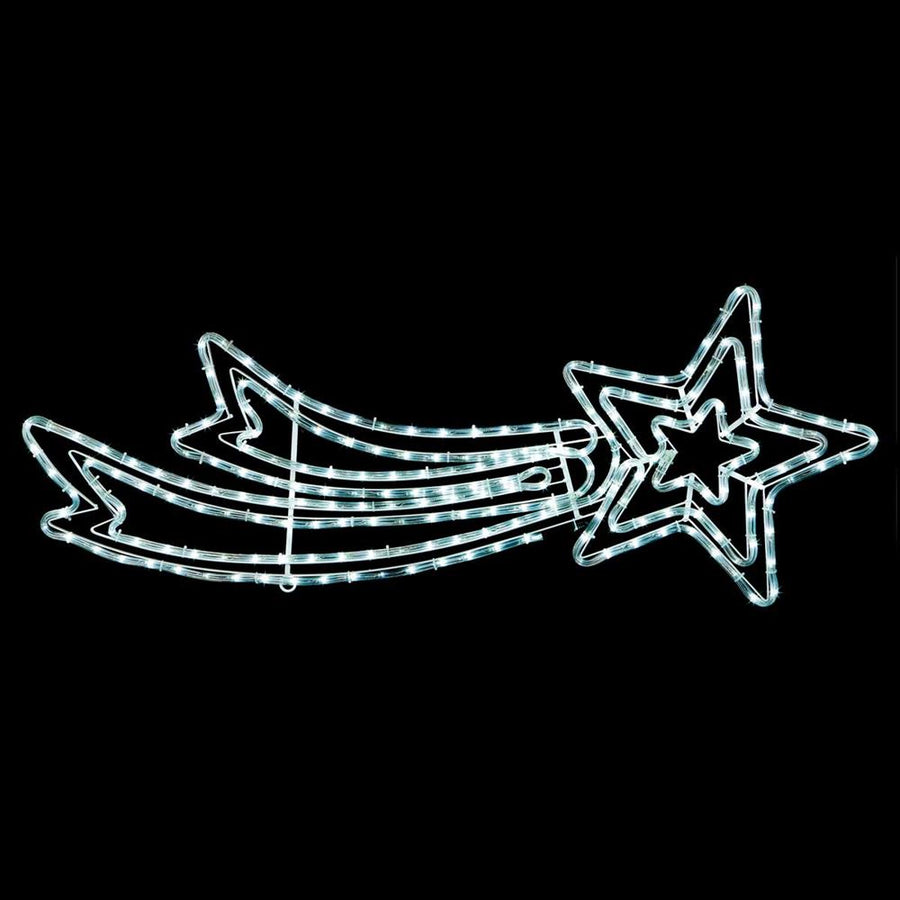 116cm LED Shooting Star Silhouette with Twinkle Rope Light