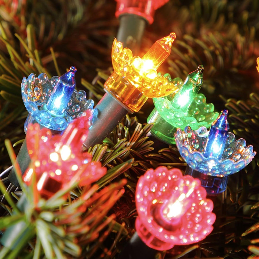 80 Classic Pickwick Multi Coloured LED Retro Christmas Lights